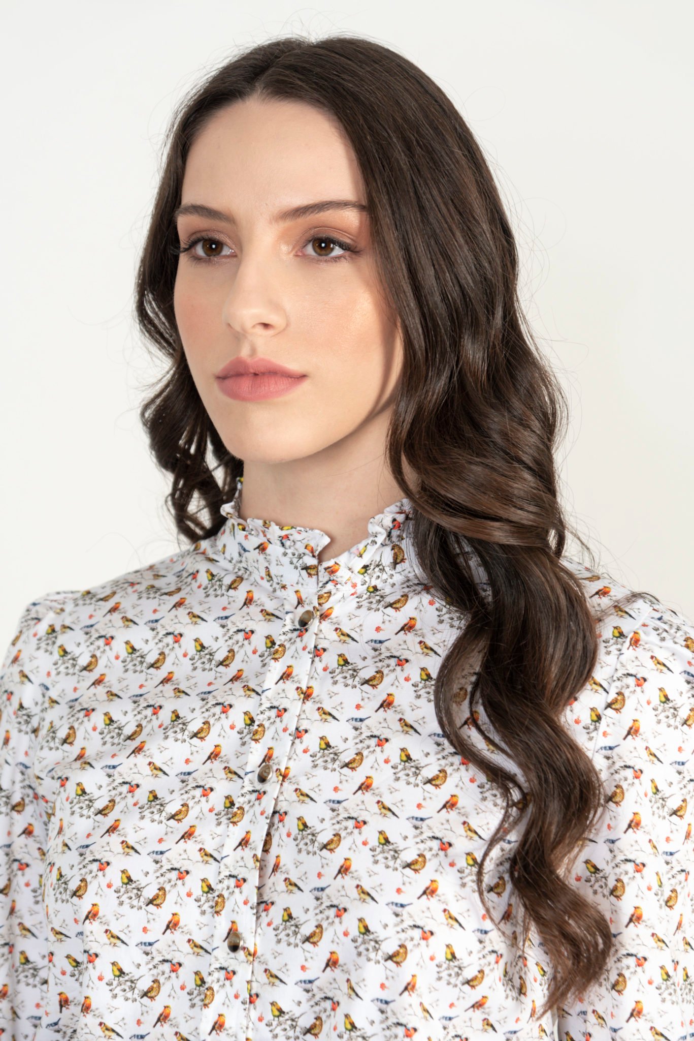 MALU Small Birds luxury blouse - Hartwell
